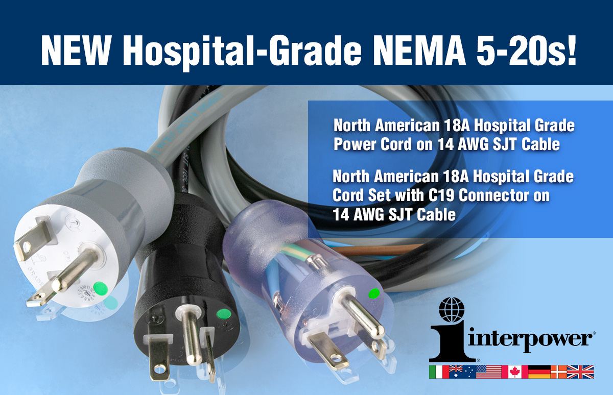 U.S.A.-Made NEMA 5-20 Molded Hospital-Grade Plugs with 1-Week Lead ...